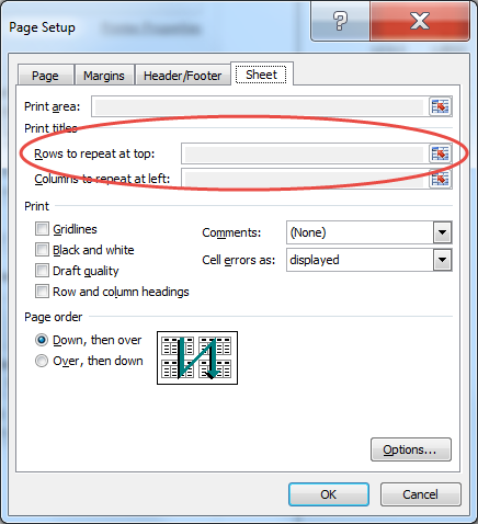 Printing Excel 2013 Column Titles – Practical Help for Your Digital Life®