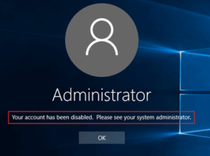Win10 Admin Account Disabled - Practical Help for Your Digital Life®