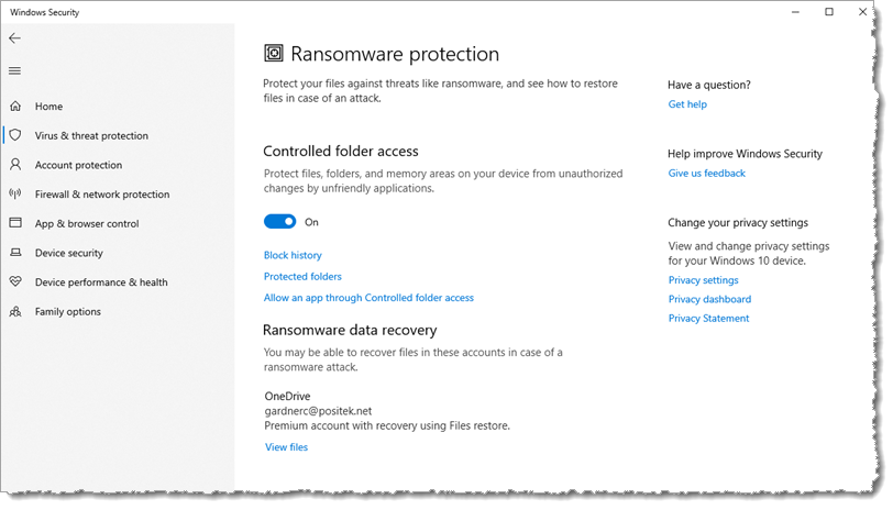 Windows 10 Ransomware Protection – Practical Help for Your Digital Life®